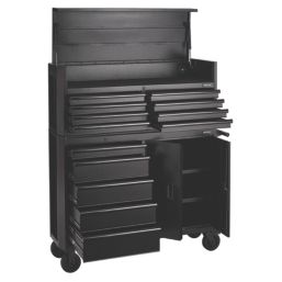 Bunker 13-Drawer Modular Roller Cabinet & Tool Chest - Screwfix