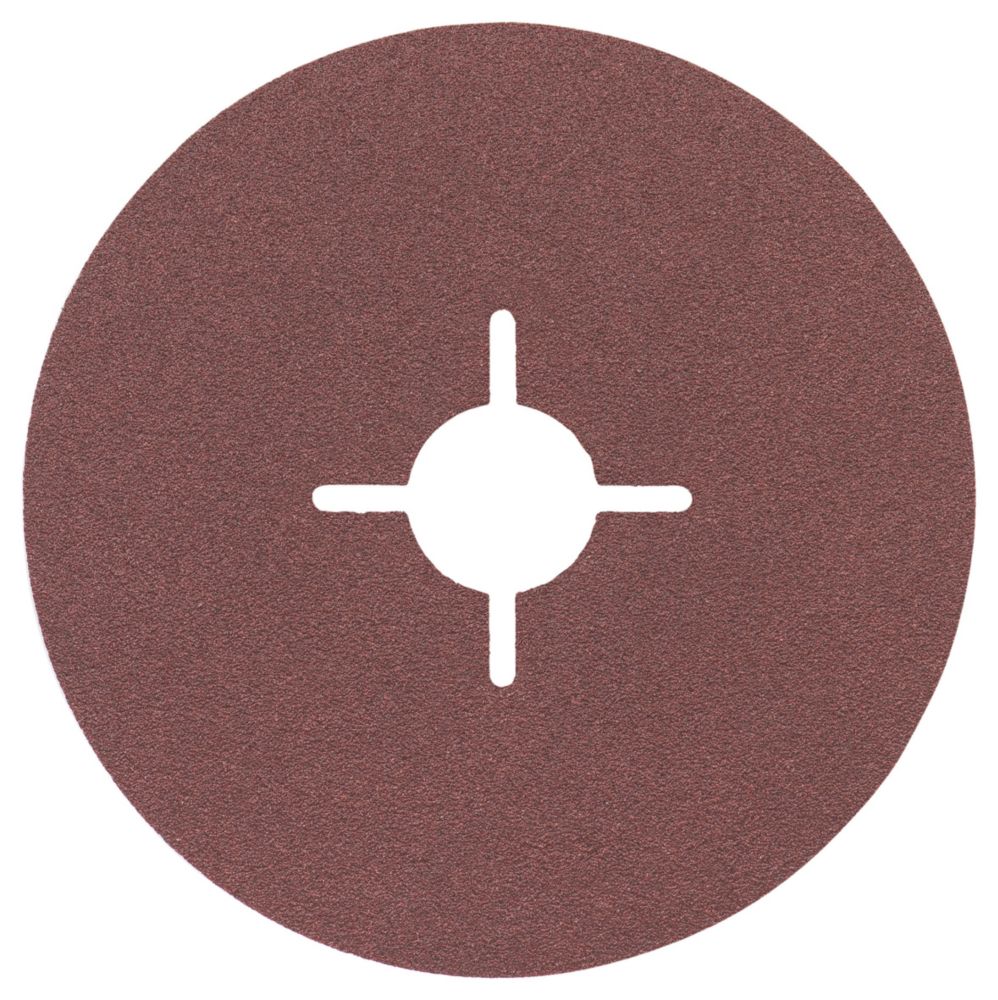 Bosch R444 120 Grit Metal Fibre Discs 4 1/2" x 22.23mm - Screwfix