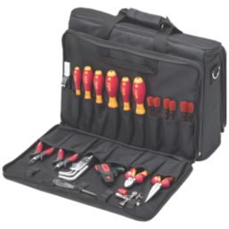 Wiha VDE Technicians Tool Set with Bag 30 Pieces - Screwfix