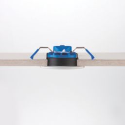 Saxby ShieldSlim Fixed Fire Rated LED Recessed Downlight Matt White 7W ...