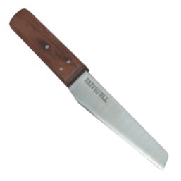 Faithfull Fixed Leather / Shoe Cutting Knife 4.1/3" - Screwfix