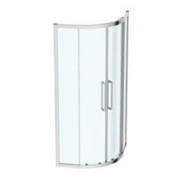 Ideal Standard I.life Semi-Framed Quadrant Shower Enclosure Silver ...