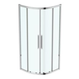 Ideal Standard I.life Semi-Framed Quadrant Shower Enclosure Silver ...