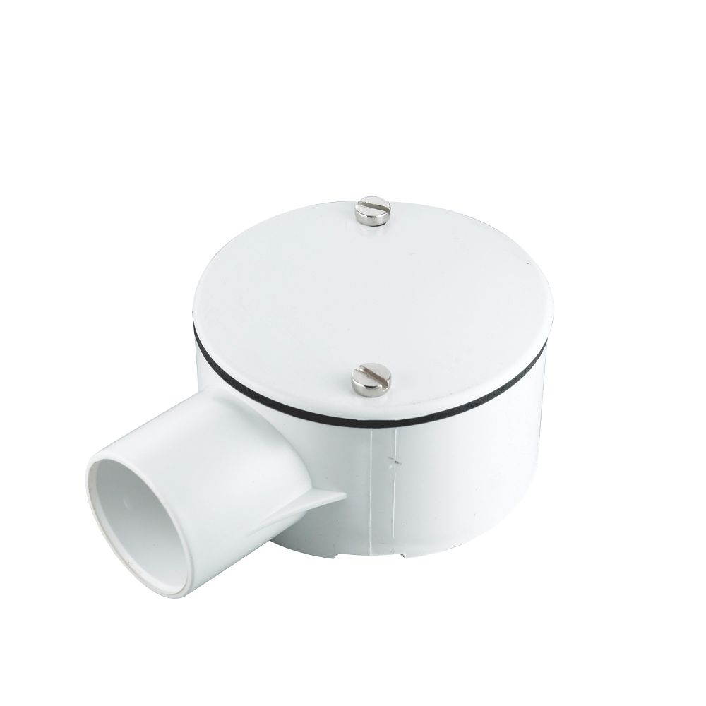 Tower 1 Way 25mm Terminal Box White - Screwfix