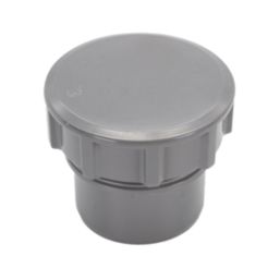 FloPlast ABS Access Plugs Grey 40mm 5 Pack - Screwfix