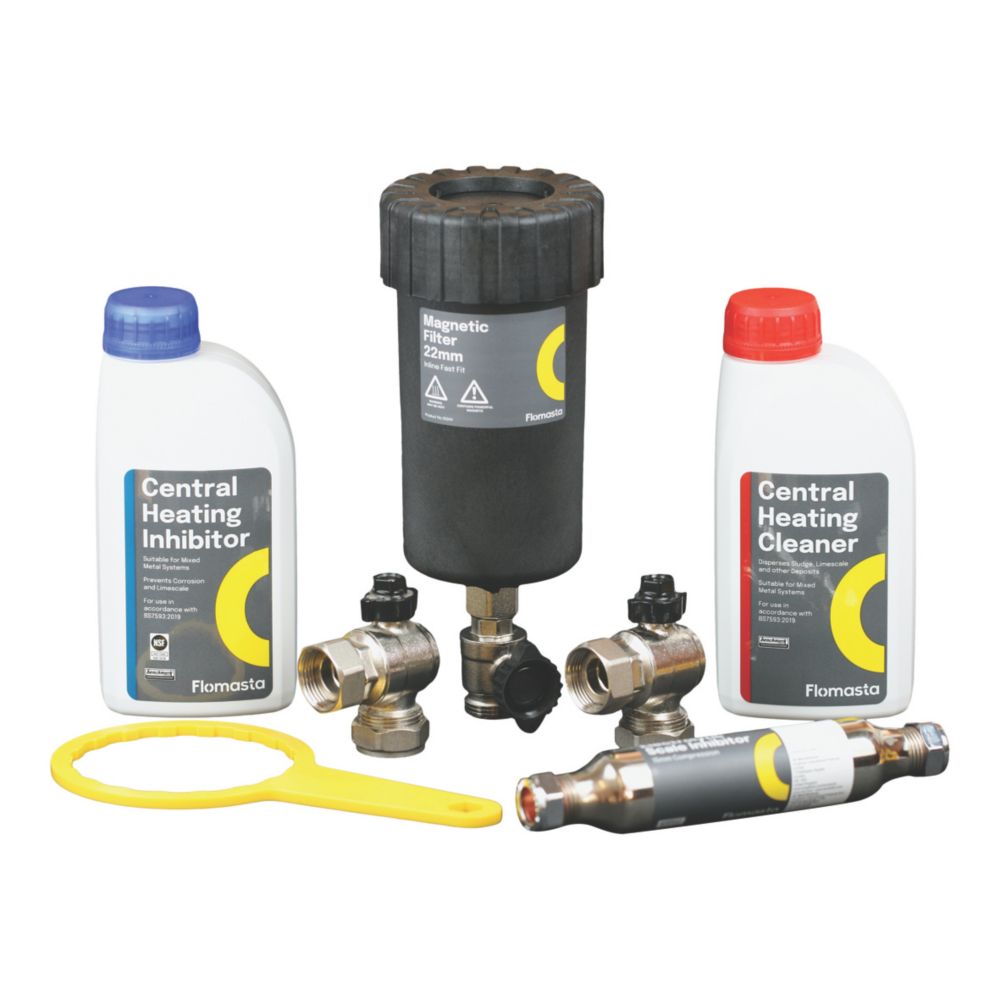 Flomasta Central Heating Water Treatment Compliance Kit | Central ...