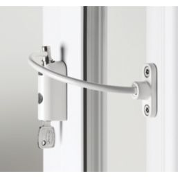 Jackloc The Pro 2 Window Restrictor White 200mm 20 Pack - Screwfix