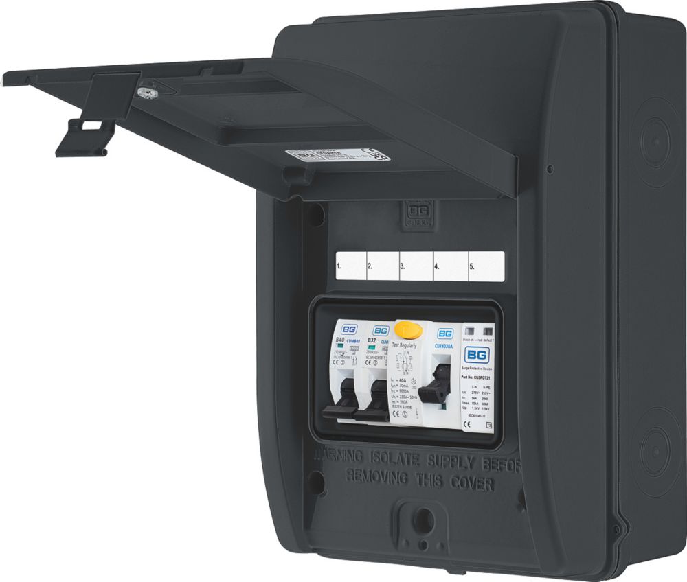 British General Sync EV IP65 Weatherproof Outdoor 5-Module 5-Way ... British General Sync EV IP65 Weatherproof Outdoor 5-Module 5-Way ...