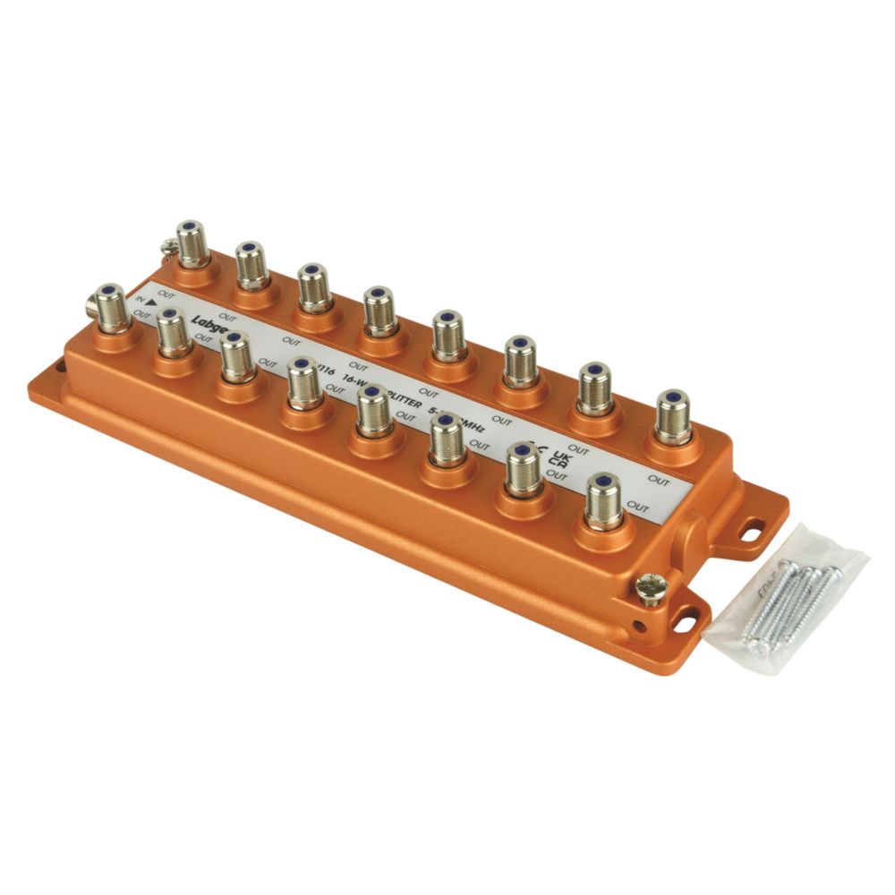 Labgear 16-Way Aerial Splitter - Screwfix