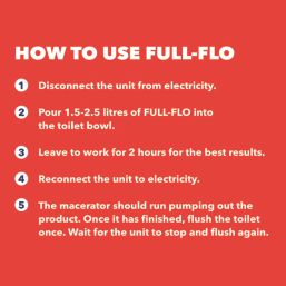 Dripdropdry Full-Flo CL-FFMC-5L Macerator Descaler & Cleaner 5Ltr ...
