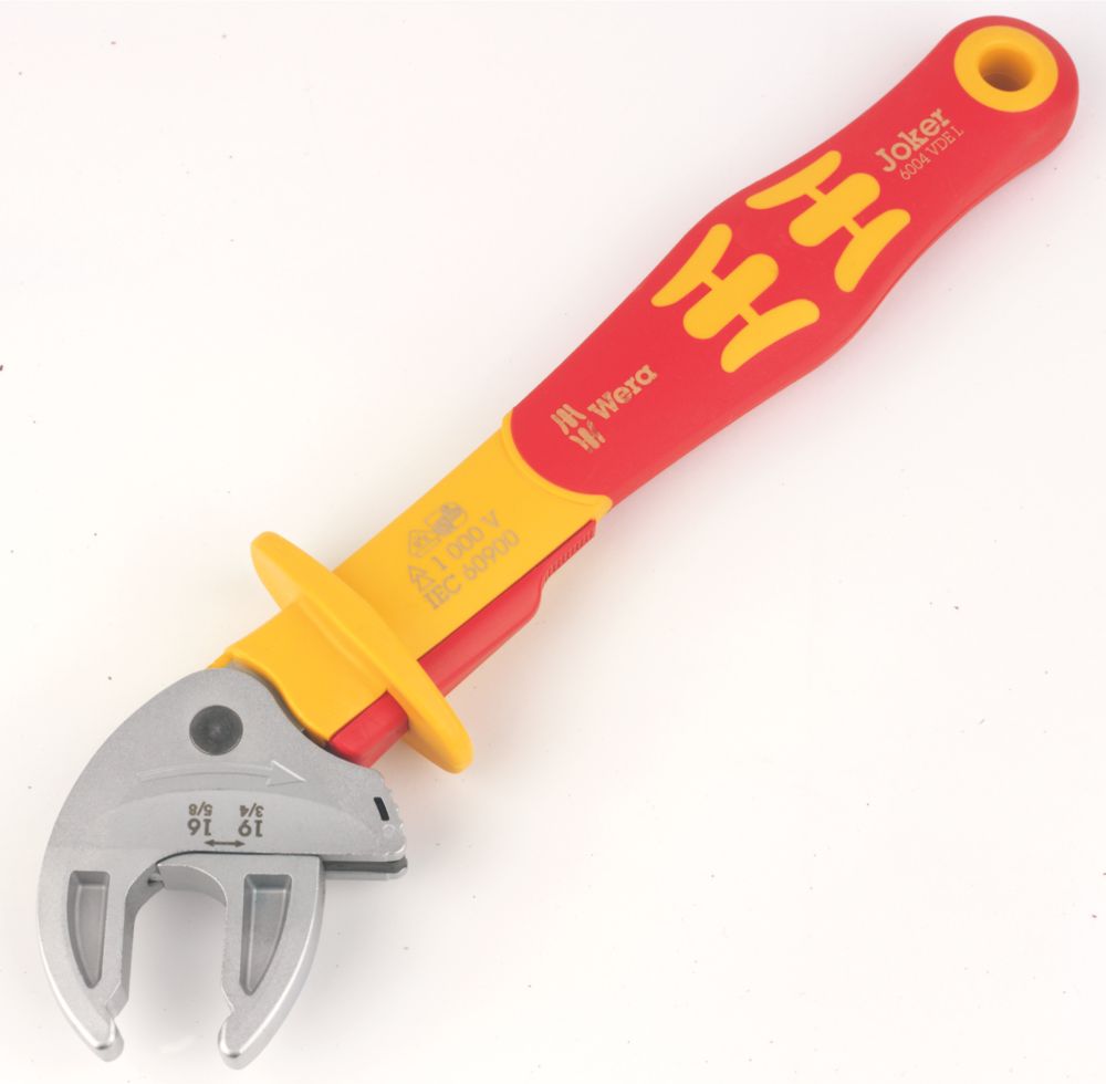 Wera 6004 Joker VDE L Ratchet Combination VDE Self-Setting Spanner ...