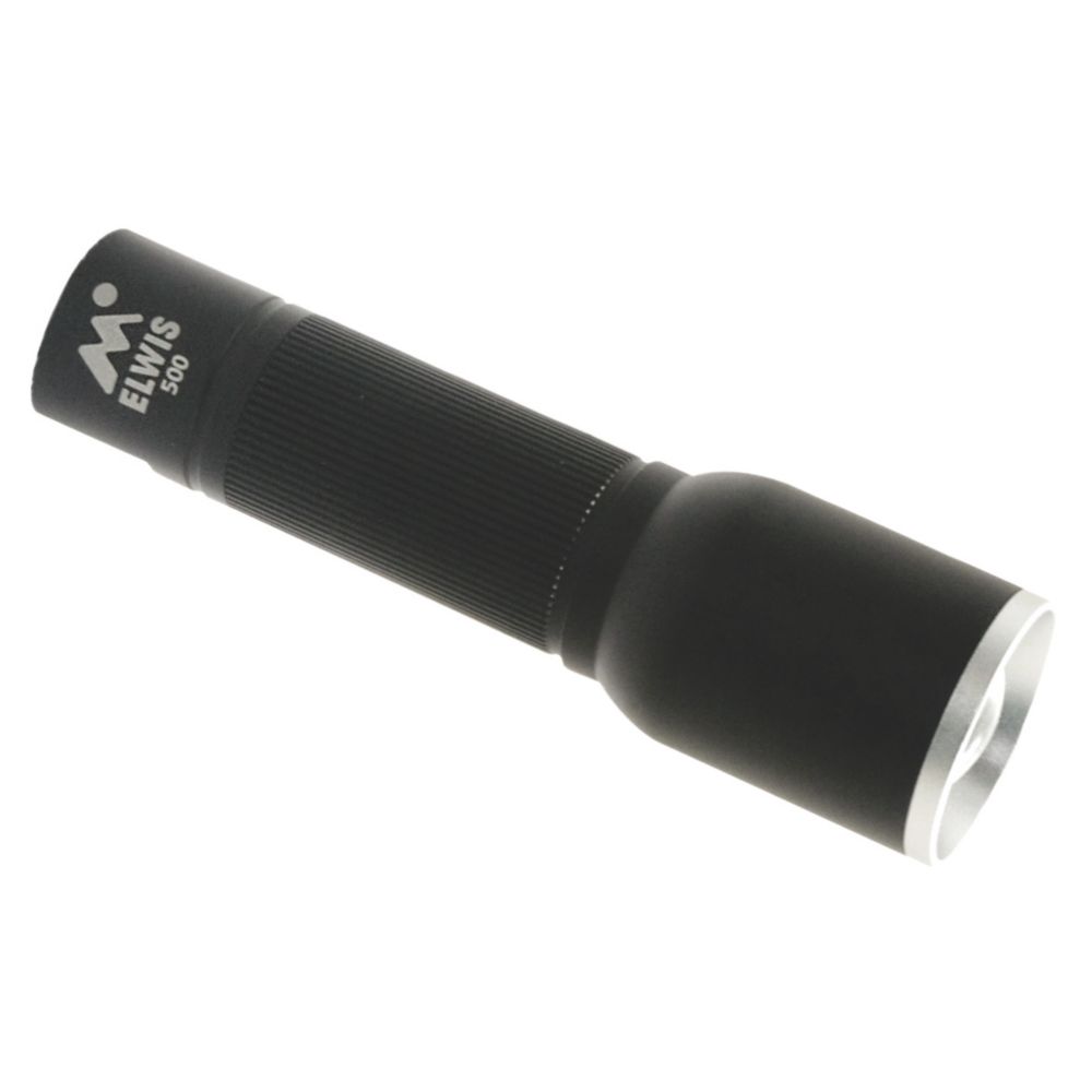Elwis Big Bob LED Torch Black 500lm - Screwfix