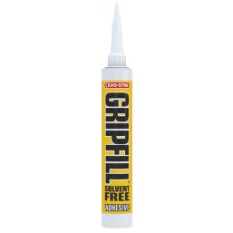 Evo-Stik Gripfill Solvent-Free Grab Adhesive White 350ml - Screwfix