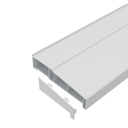 Crystal uPVC Sill-End Caps White 150mm 2 Pair - Screwfix
