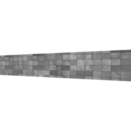 Splashwall Grey Matt MDF Splashback 2440mm x 600mm x 9mm - Screwfix