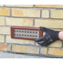 Metex Ventguard Brown Rodent & Crawling Insect Airbrick Vent Cover ...