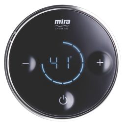 Mira Platinum HP/Combi Rear-Fed Single Outlet Black / Chrome ...