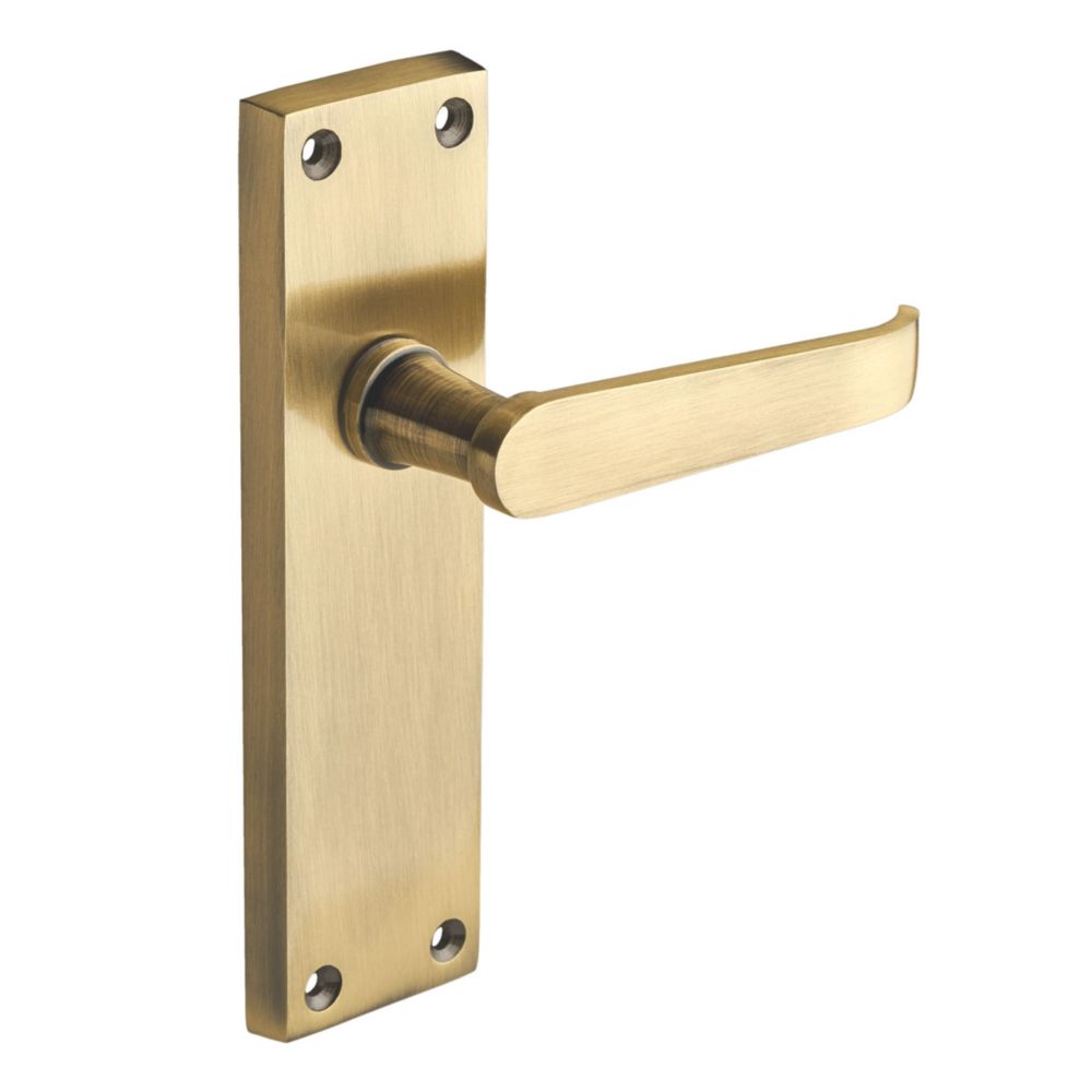 Designer Levers Victorian Fire Rated Latch Long Straight Lever Door ...