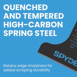 Spyder Multi-Material Stacked Blade Scrapers 3 Piece Set - Screwfix