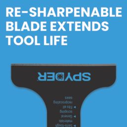 Spyder Multi-Material Stacked Blade Scrapers 3 Piece Set - Screwfix