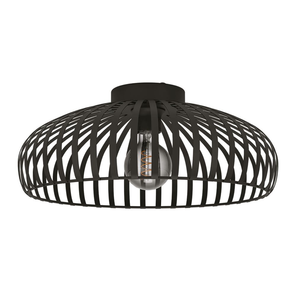 Eglo Mogano 3 43cm Ceiling Light Black - Screwfix