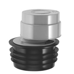 McAlpine Push-Fit Air Admittance Valve Grey 75/110mm - Screwfix