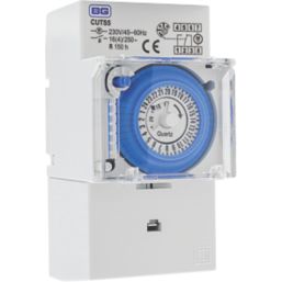 British General Fortress 16A 1+N Analogue 1-Channel 24hr Timer Consumer ...