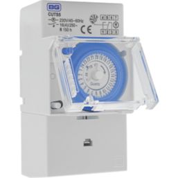 British General Fortress 16A 1+N Analogue 1-Channel 24hr Timer Consumer ...