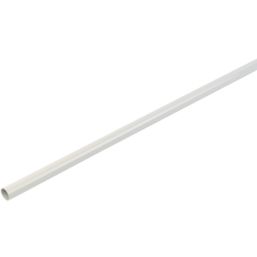 Smith & Locke Round Wardrobe Rail White 1219mm x 19mm - Screwfix