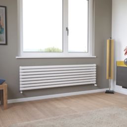 Ximax Fortuna 468mm x 1800mm 3133BTU White Horizontal Designer Radiator ...