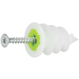 GripIt Self-Drive Plasterboard Fixings Acetal Plastic 27mm 25 Pack ...