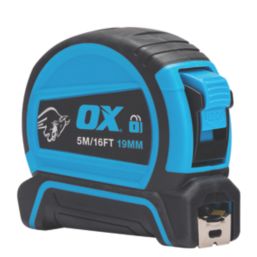 OX Pro 5m Tape Measure Set 2 Pack - Screwfix