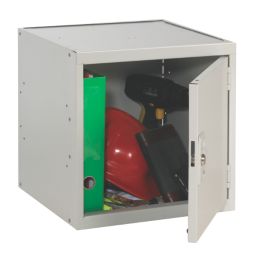 LinkLockers Security Cube Locker 300mm x 300mm Grey - Screwfix