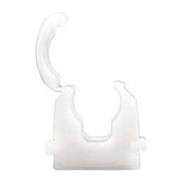 Talon 15mm Hinge Clips White 20 Pack - Screwfix