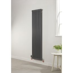 Acova 2000mm x 490mm 4709BTU Volcanic Vertical 2 Column Radiator - Screwfix