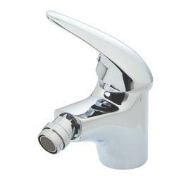 Highlife Bathrooms Barra Chrome 122mm Mono Bidet Mixer Tap With Pop-Up ...