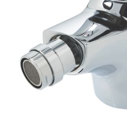 Highlife Bathrooms Barra Chrome 122mm Mono Bidet Mixer Tap With Pop-Up ...