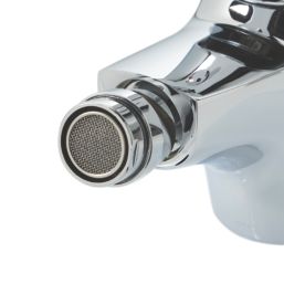 Highlife Bathrooms Barra Chrome 122mm Mono Bidet Mixer Tap With Pop-Up ...