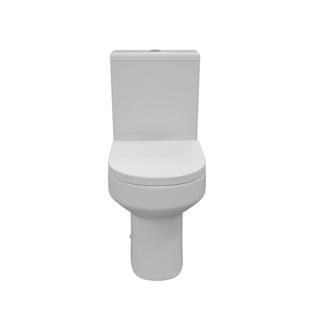 Walker Soft-Close Close-Coupled Toilet & Seat Dual-Flush 6Ltr - Screwfix