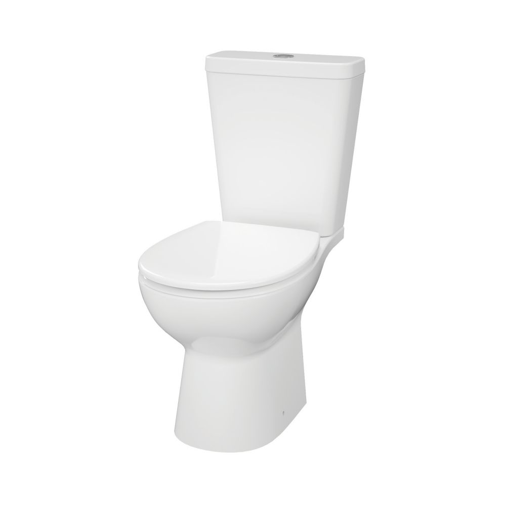 Swirl Enz Soft-Close Compact Rimless Toilet with Cistern Dual-Flush 4 ...