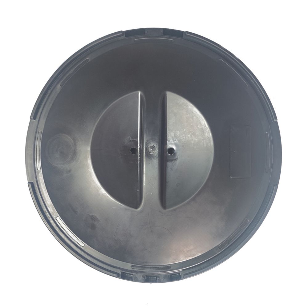 Straight PLC 660mm Water Butt Lid Black - Screwfix