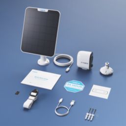Reolink Argus A4K3S2M64-UK Solar-Powered White Wireless 4K Indoor ...