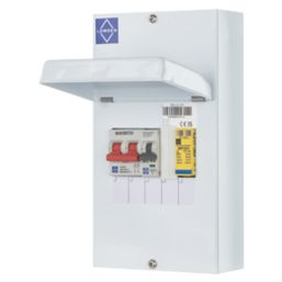 Lewden 5-Module 0-Way Populated SPD Enclosure Kit - Screwfix