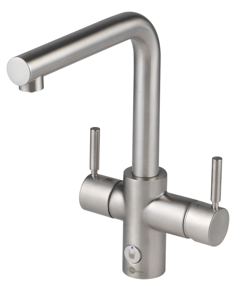 InSinkErator 4N1 Touch Boiling & Cold Water Tap Brushed Steel - Screwfix