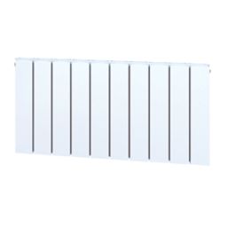 Towelrads Hanworth Plus 400mm x 800mm 2815BTU White Horizontal Designer ...