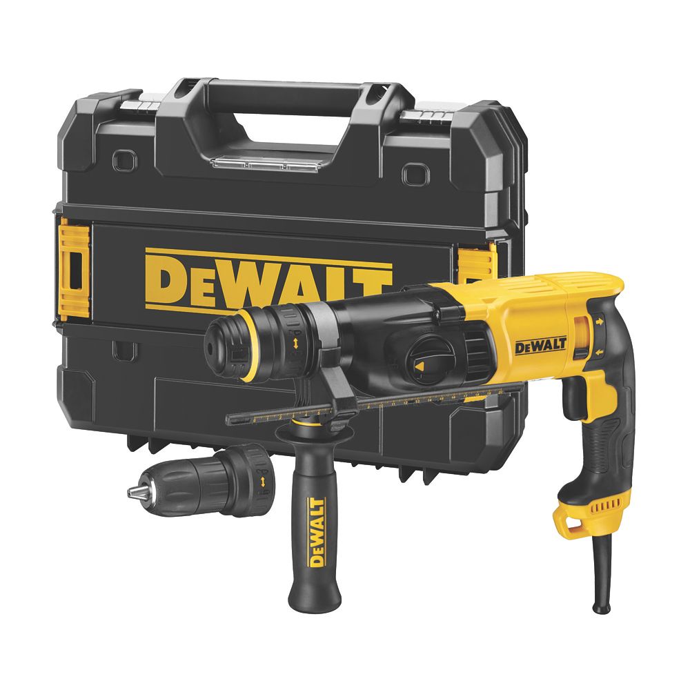 DeWalt D25134K-GB 3kg Electric SDS-Plus Hammer Drill with QCC 240V ...