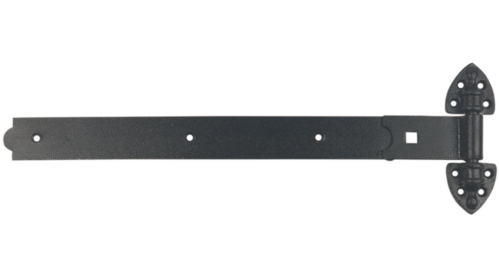 GateMate Black Straight Heavy Reversible Hinges 180mm x 24" x 600mm 2 ...