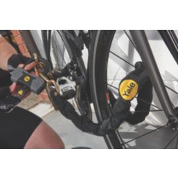 Yale Hardened Steel Maximum Security Chain & Lock 1.8m x 10mm - Screwfix