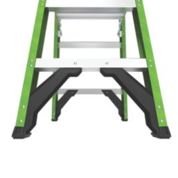 Little Giant Fibreglass 1.72m 6 Step Swingback A Frame Step Ladder ...