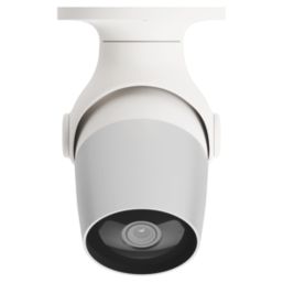 Calex Mains-Powered White Wired 1080p Outdoor Cylinder Smart Camera ...